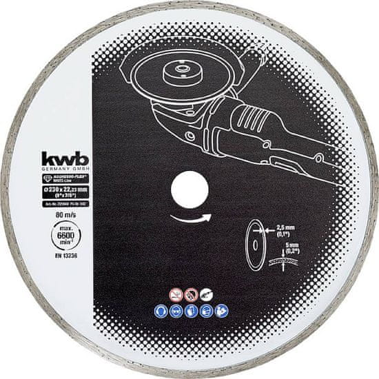 KWB dijamantna rezna ploča, 230 mm, White-Line (49725840) | MALL.HR