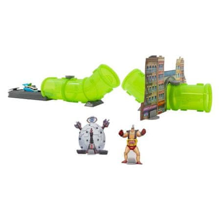 Funrise Teenage Mutant Ninja Turtles set, Shell Riders Trick City ...