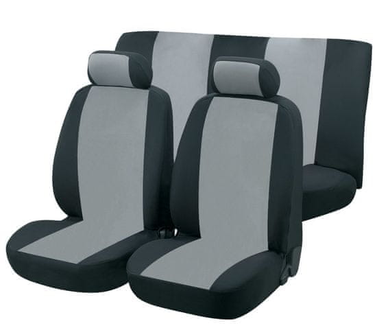 FINISH LINE Classic navlake za auto sjedala, 8-dijelne, sivo-crna | MALL.HR