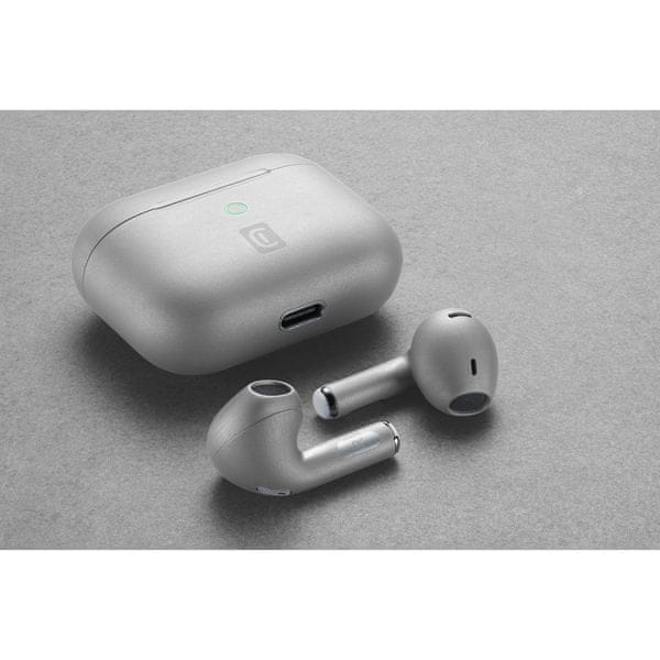 CellularLine Crystal slušalice, BT, TWS, ENC, siva (BTCRYSTALTWSD ...