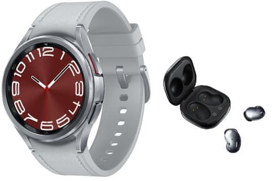 Samsung SM-R950 Galaxy Watch6 Klasični pametni sat 43 mm BT srebrni ...