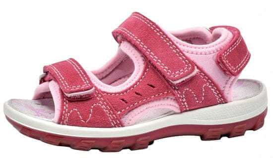 Protetika sandale za djevojčice Kory, kožne, ružičaste | MALL.HR