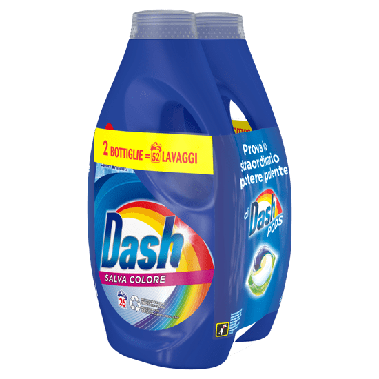 Dash Color tekući deterdžent, 52 pranja, 2,6 l | MALL.HR