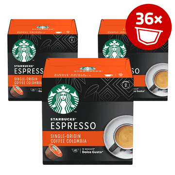 Starbucks Single origin Colombia by NESCAFÉ Dolce Gusto Medium Roast ...