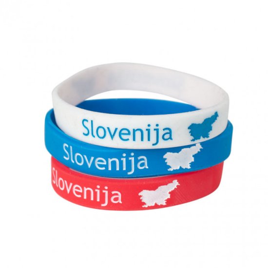 Slovenija set od tri silikonske narukvice | MALL.HR