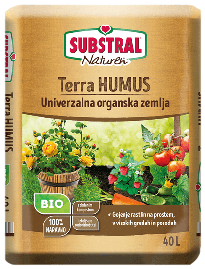 Substral Natural Terra Humus univerzalna organska zemlja, 40 l | MALL.HR